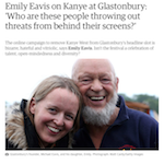 Glastonbury Festival - Emily Eavis responds to Kanye West petition